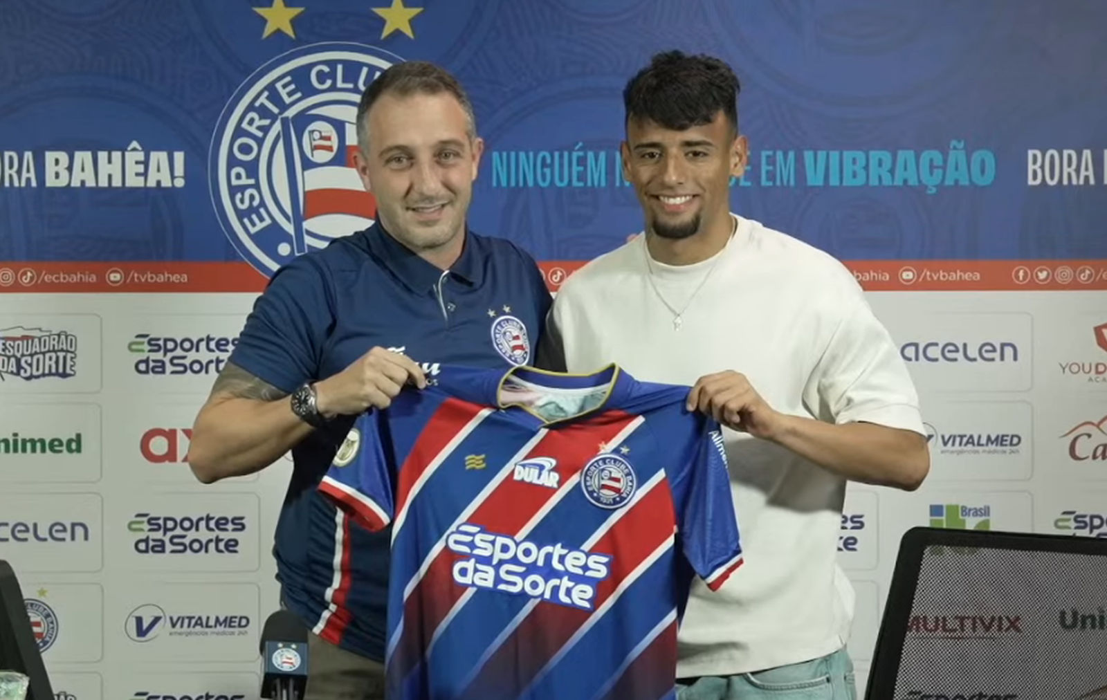 Lucho Rodríguez é apresentado pelo Bahia e explica estilo de jogo ...